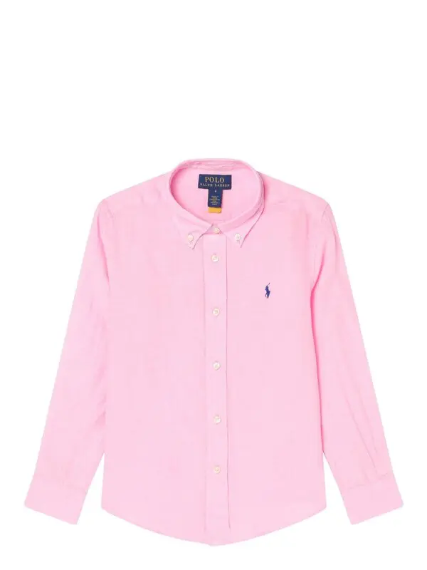 Polo Ralph Lauren Linen Button-down Shirt - Pink