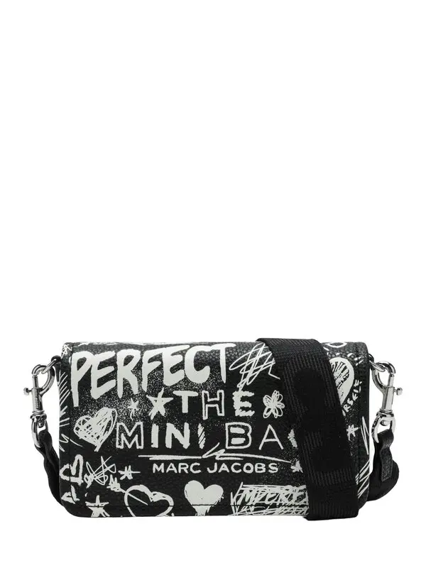 Marc Jacobs Mini Punk Scribble Shoulder Bag - Black