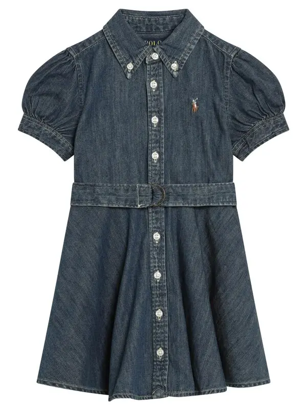 Polo Ralph Lauren Cotton Denim Shirt Dress - Blue