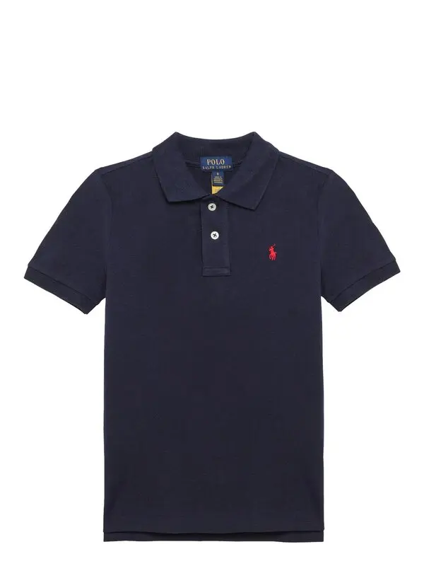 Polo Ralph Lauren Cotton Polo Shirt With Logo - Blue