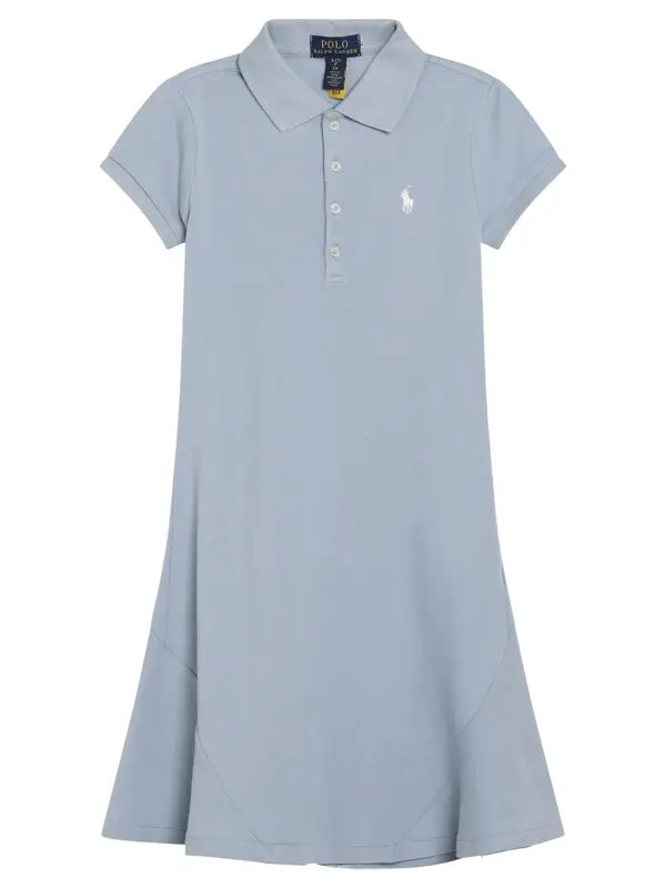 Polo Ralph Lauren Cotton Shirt Dress - Light Blue