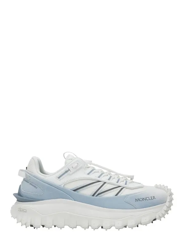Moncler Trailgrip Sneakers With Vibram Megagrip Sole - White