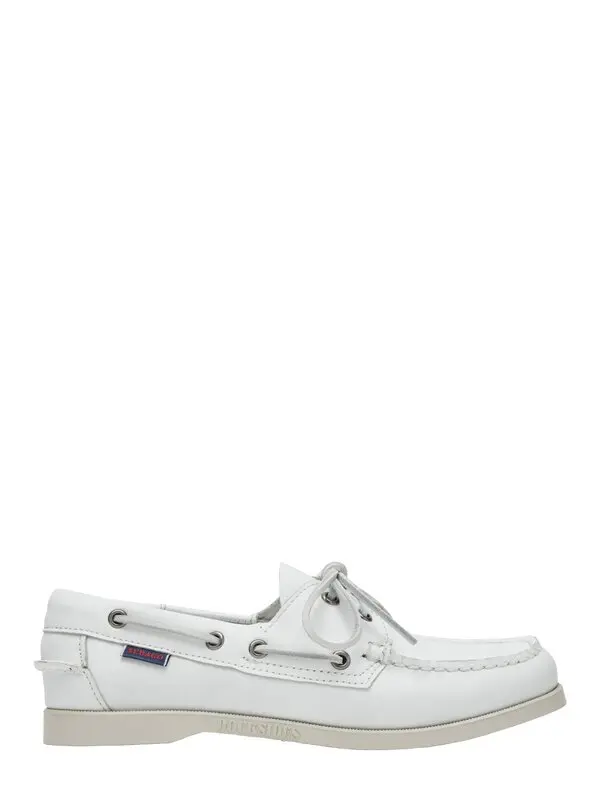 SEBAGO Portland Leather Boat Shoes - White