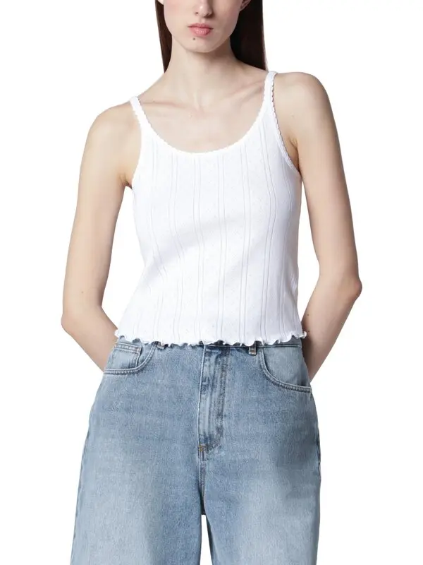 RÓHE Organic Cotton Tank Top - White