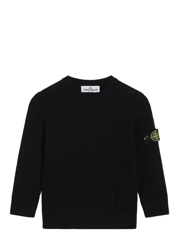 Stone Island Wool Crewneck Sweater - Blue