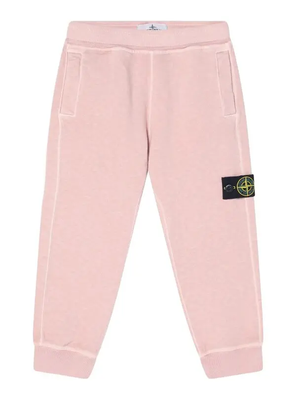 Stone Island Cotton Jogging Pants - Pink