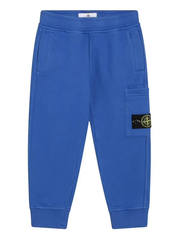 Stone Island Cotton Jogging Pants - Blue