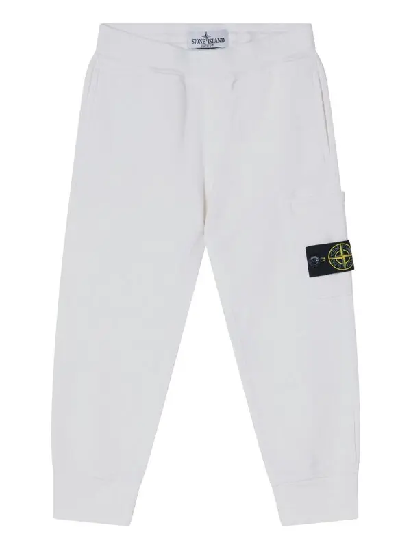 Stone Island Cotton Jogging Pants - White
