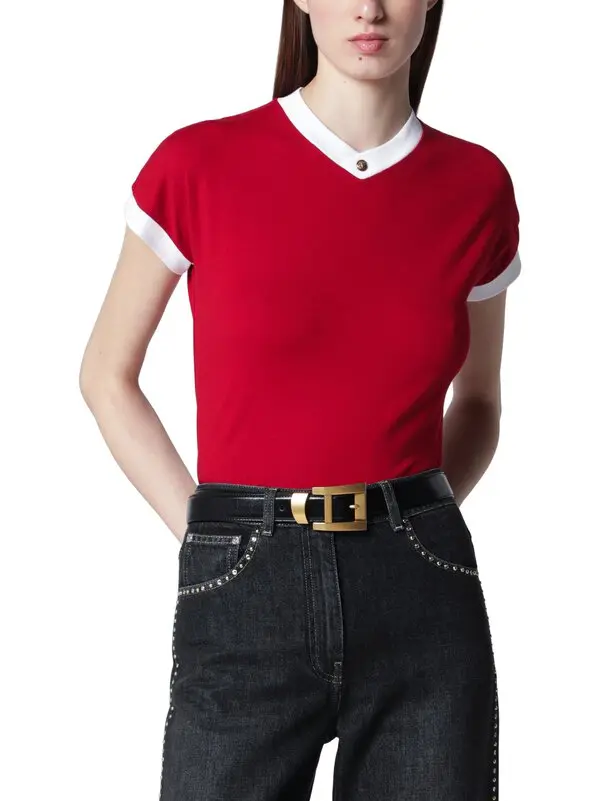 Versace Cotton Jersey T-shirt - Red