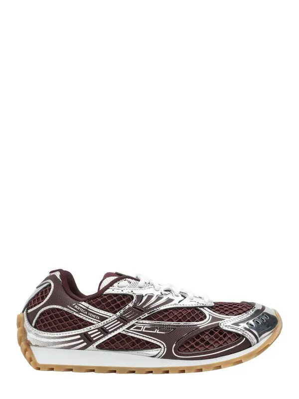 Bottega Veneta Orbit Sneakers - Burgundy