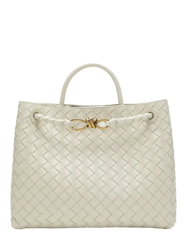 Bottega Veneta Andiamo Medium Bag - White