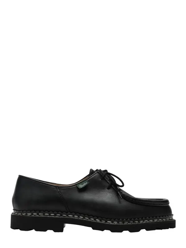 Paraboot Michael Leather Lace-up Shoes - Black