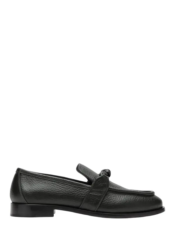 Bottega Veneta Astaire Loafers With Knot Detail - Green