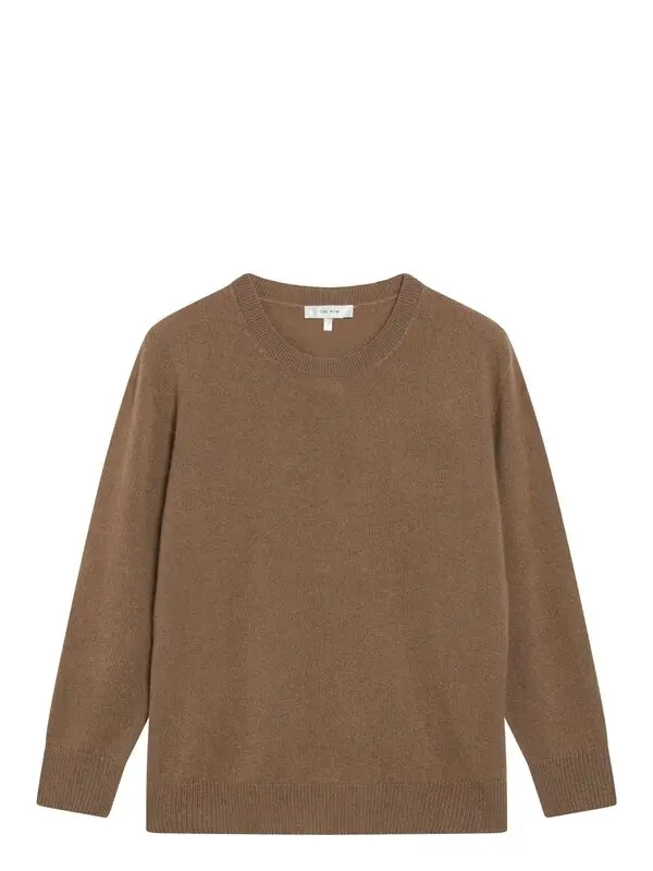 THE ROW Noler Crewneck Cashmere Sweater - Beige
