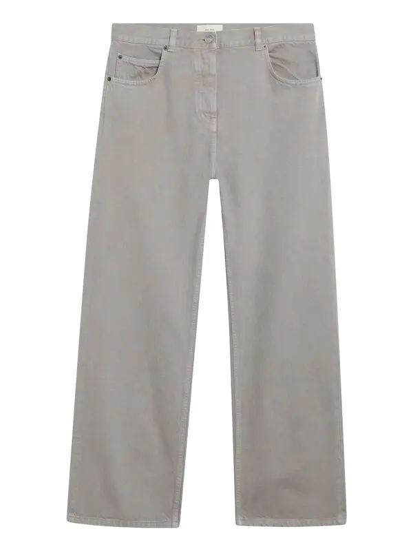 THE ROW Finbar Cotton Jeans - Grey