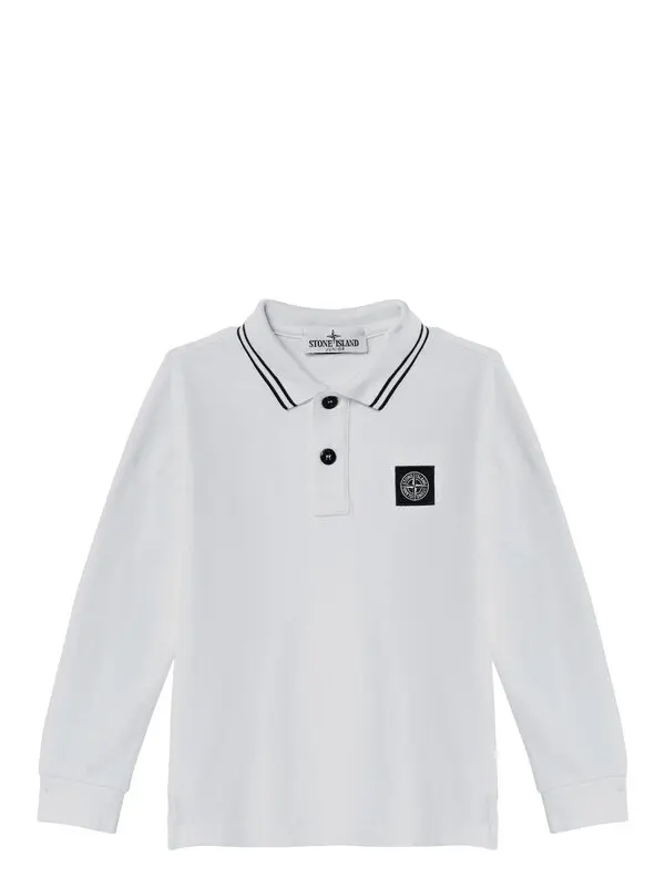 Stone Island Cotton Polo Shirt - White