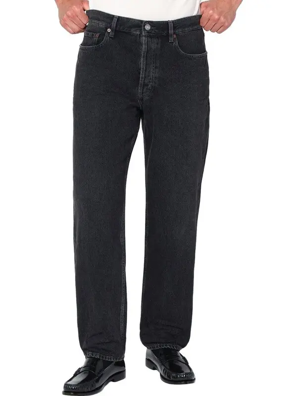 Saint Laurent Mick Jeans In Denim - Black