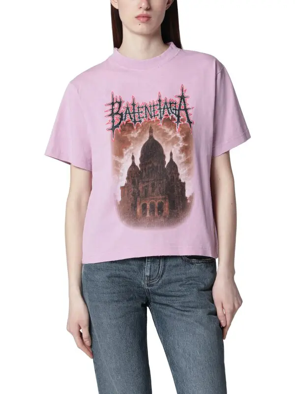 Balenciaga Sacré Caur T-shirt - Pink