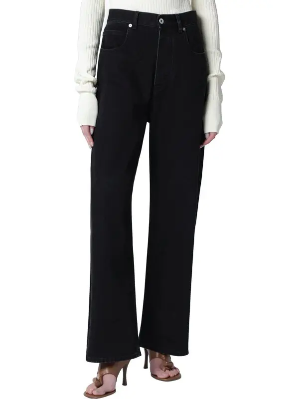 Bottega Veneta Wide-leg High-waisted Jeans - Black