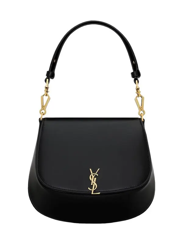 Saint Laurent Voltaire Handbag In Leather - Black