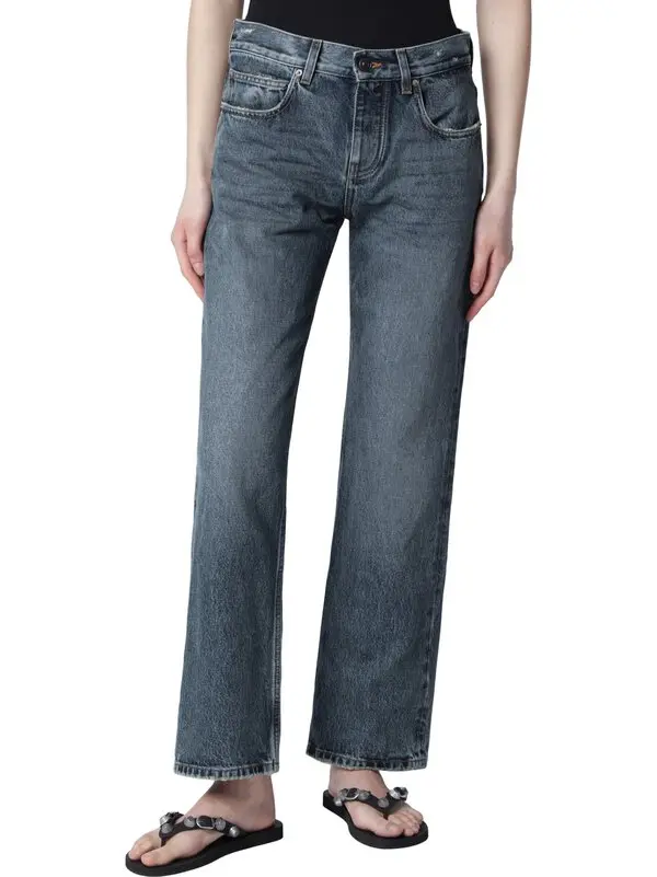 Balenciaga Vintage Straight-leg Jeans - Blue