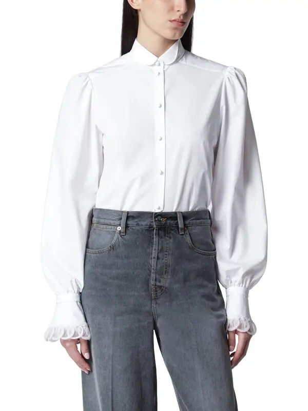 Valentino Garavani Cotton Poplin Shirt - White