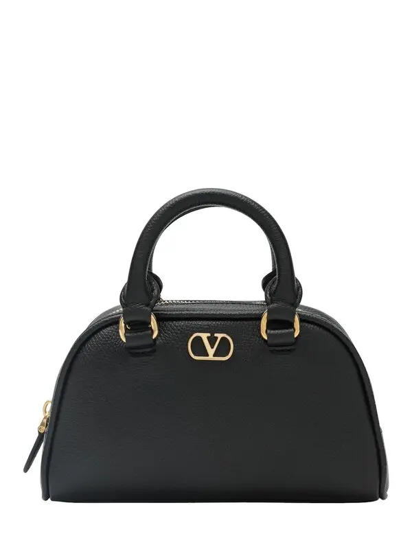 Valentino Garavani Vlogo Signature Mini Duffle Bag - Black