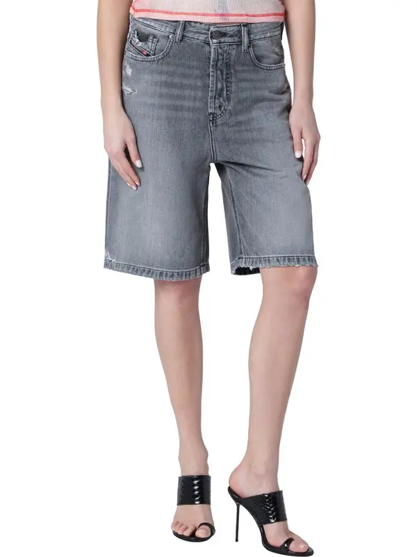 DIESEL® De-sire Denim Bermuda Shorts - Grey