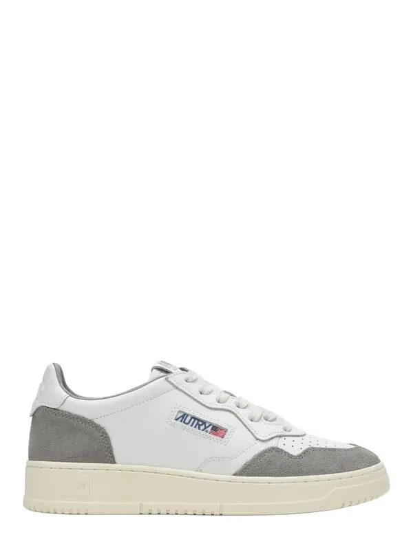 AUTRY Medalist Low Sneakers In Leather And Suede - White