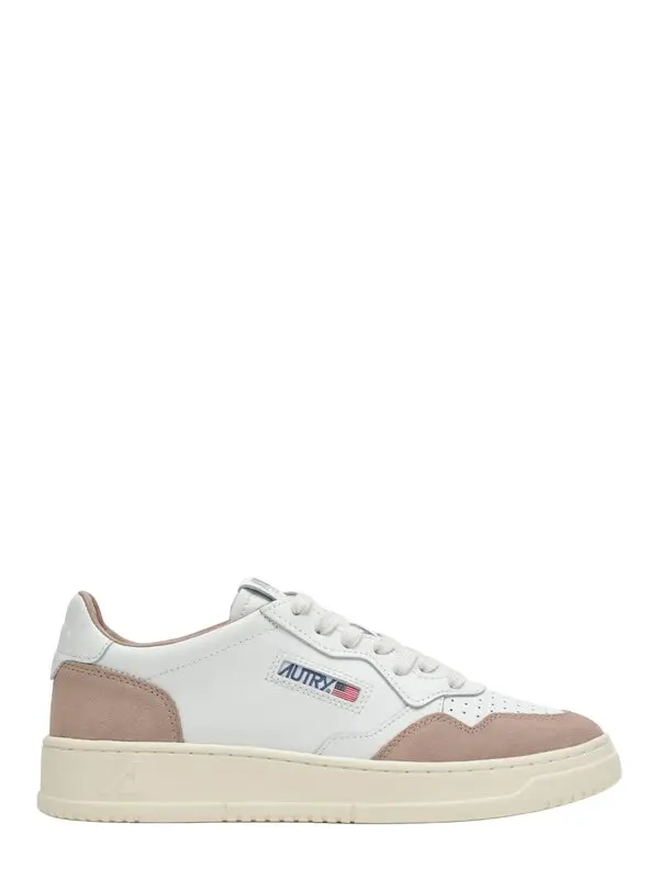 AUTRY Medalist Low Sneakers In Leather And Suede - White