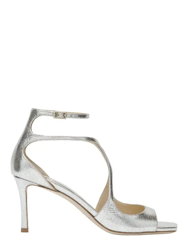 JIMMY CHOO Azia 75 Sandal - Metal