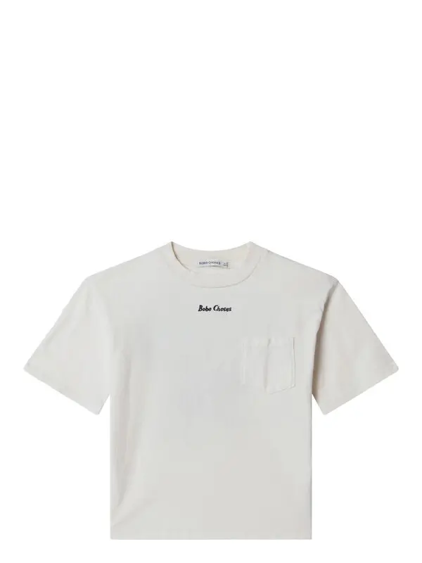 BOBO CHOSES Rapid Radish Oversized T-shirt - White