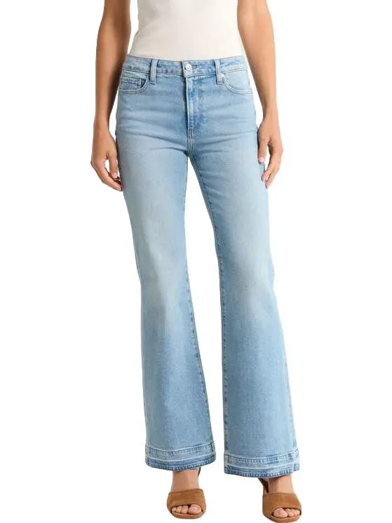 Paige Sofia Release Hem Flare Jeans - Touring