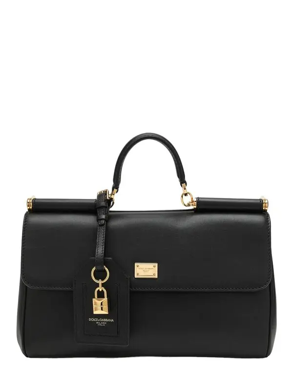 Dolce & Gabbana My Sicily Handbag In Leather - Black