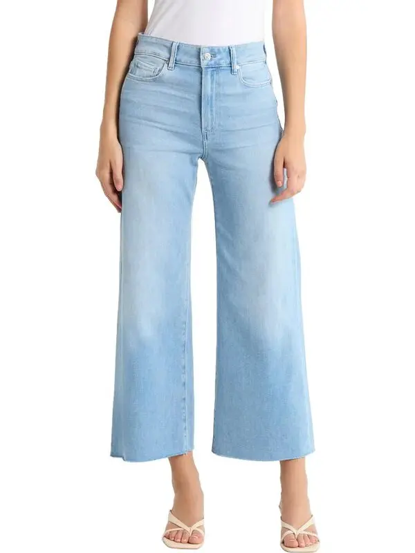 Paige Anessa Wide-leg Jeans - Santorini Sky