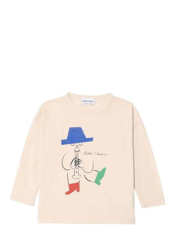 BOBO CHOSES Magic Flute Player T-shirt - White