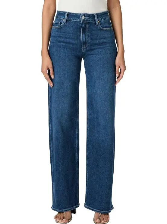 Paige Anessa Wide Leg Jeans - Venetian Breeze