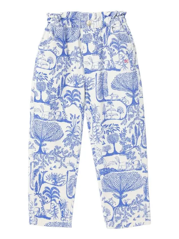 BOBO CHOSES Wonderland Corduroy Trousers - White