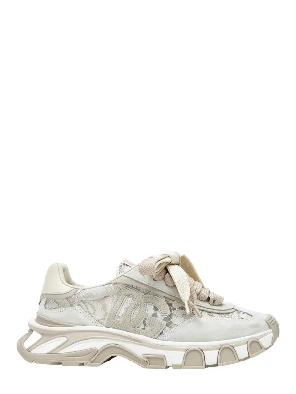 Dolce & Gabbana Dg Country Road Lace Sneakers - White