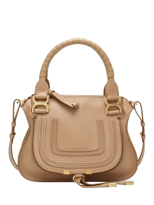 Chloé Marcie Top-handle Bag - Beige