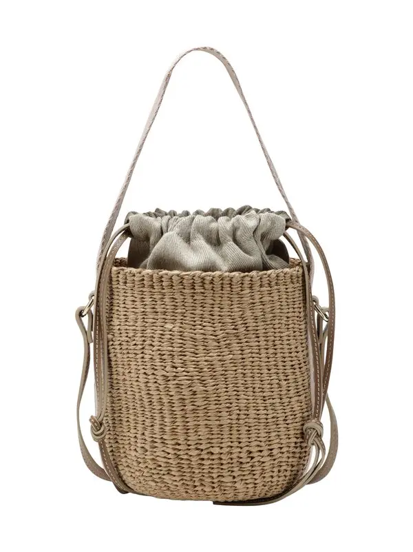 Chloé Small Woody Bucket Bag - Beige