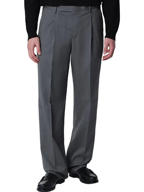 PT TORINO Virgin Wool Trousers - Grey
