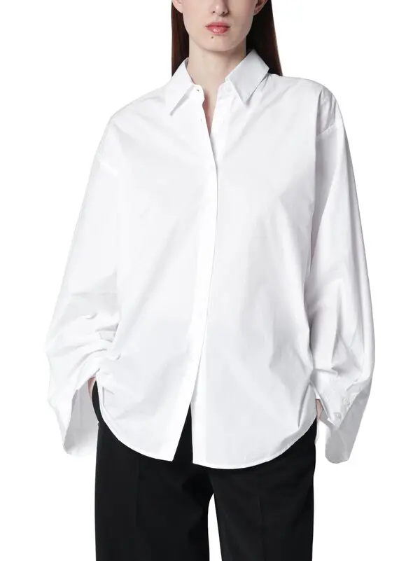 THE FRANKIE SHOP Tila Organic Cotton Shirt - White