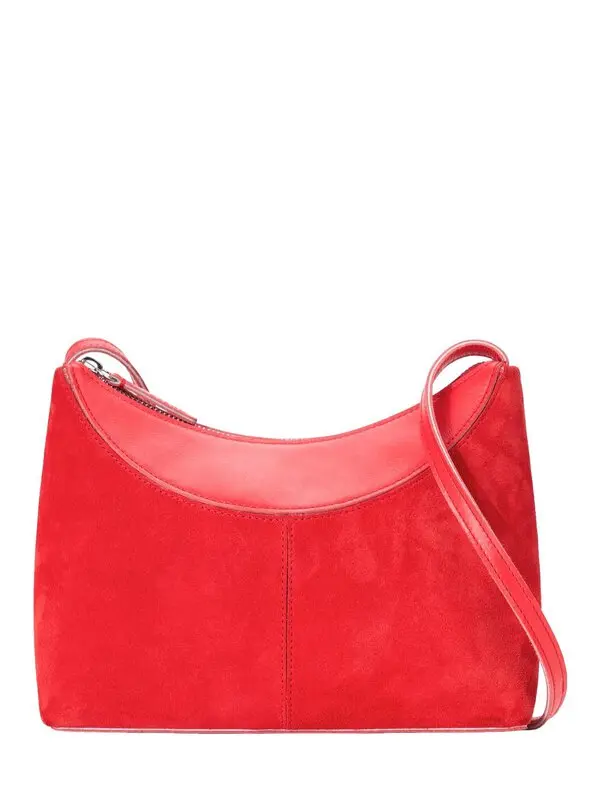 Staud Rowey Shoulder Bag - Red Rose