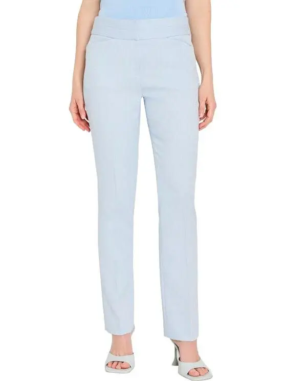 TAHARI ASL Bell-bottom Trousers - Ice Blue