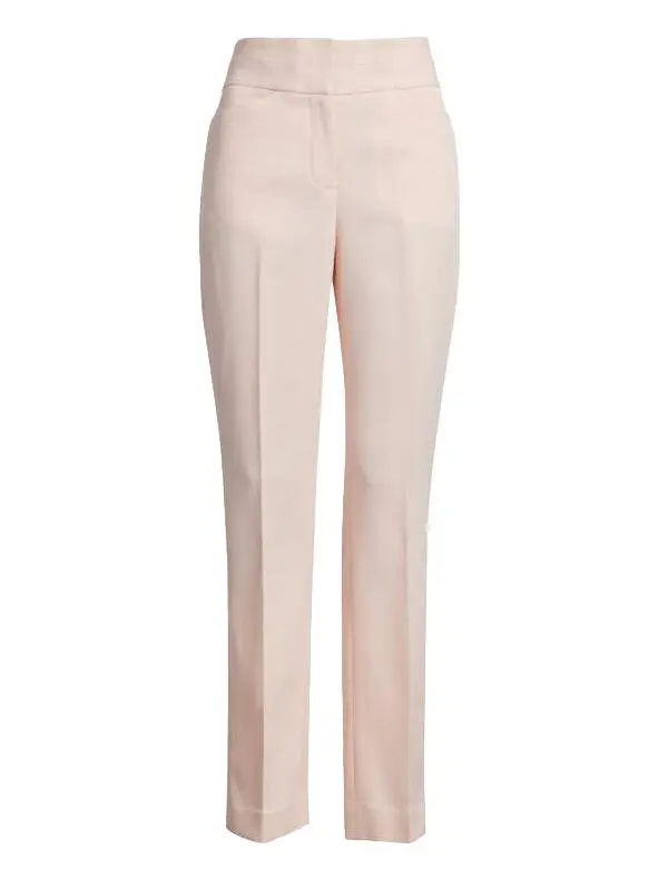 TAHARI ASL Bell-bottom Trousers - Slipper Pink