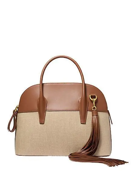 Michael Kors Kaitlin Large Satchel - Brown