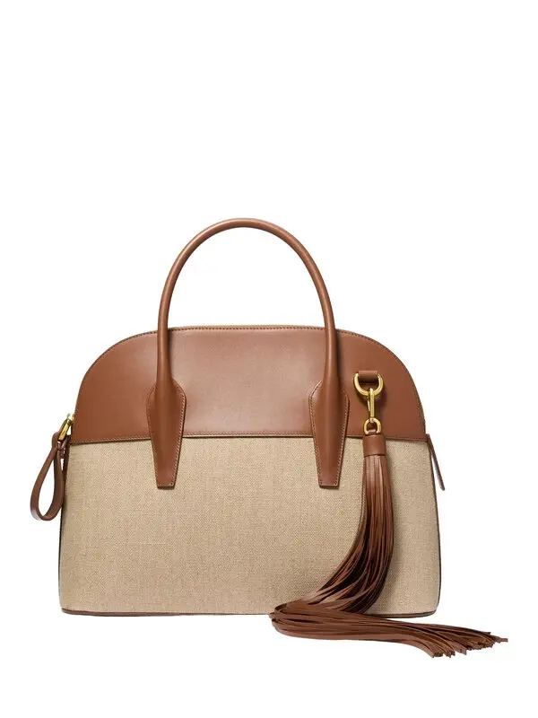 Michael Kors Kaitlin Large Satchel - Brown