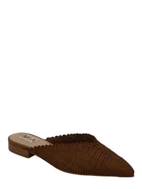 Mia Abia Pointed Toe Mule - Cognac