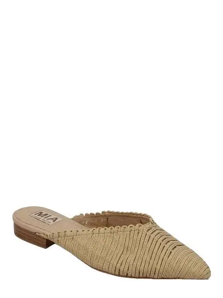 Mia Abia Pointed Toe Mule - Natural